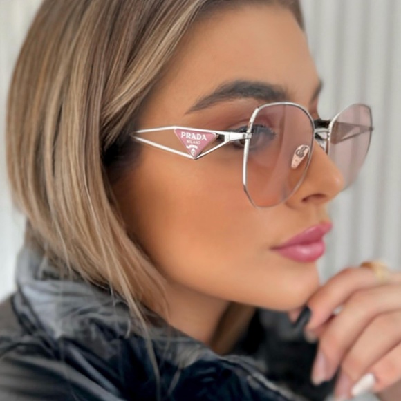 Prada | Accessories | Nwt Prada Pr57ys Bc6r Pink Photochromic ...